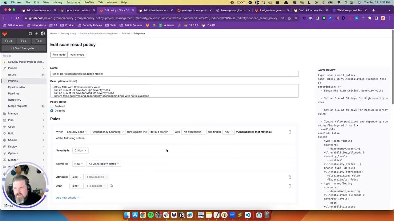 Using GitLab Security Policies to Enforce Vulnerability Management SLAs ...