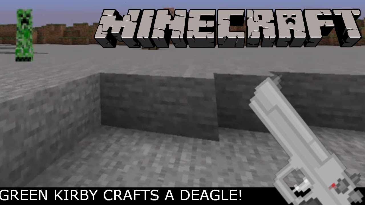 CRAFTING A DEAGLE IN MINECRAFT!! (Minecraft Short #1) - YouTube