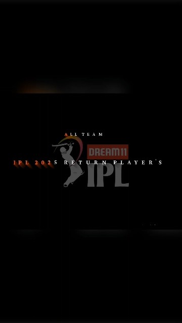 Ipl return player's 2025 - YouTube