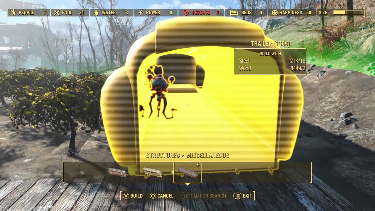 Fallout 4 Semi Trailer snaps to floors - YouTube