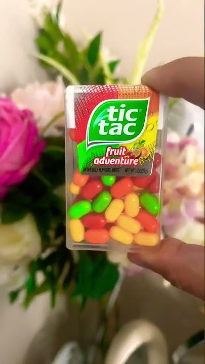 ASMR🌈 Most Satisfying Tic Tac Sound Effect 🍬 #shorts #trending #viral # ...
