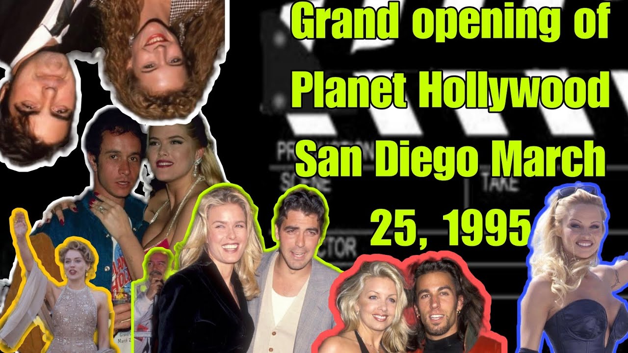 Grand opening of Planet Hollywood San Diego — March 25, 1995 - YouTube