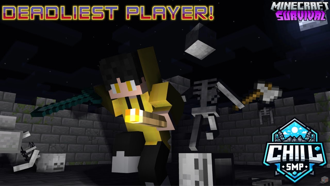 HOW! I AM THE DEADLIEST PLAYER IN THIS MINECRAFT SMP || CHILL SMP - YouTube
