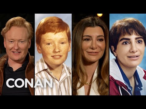 Nasim Pedrad & Conan Swap Photos Of Themselves As Teen Boys - CONAN on TBS