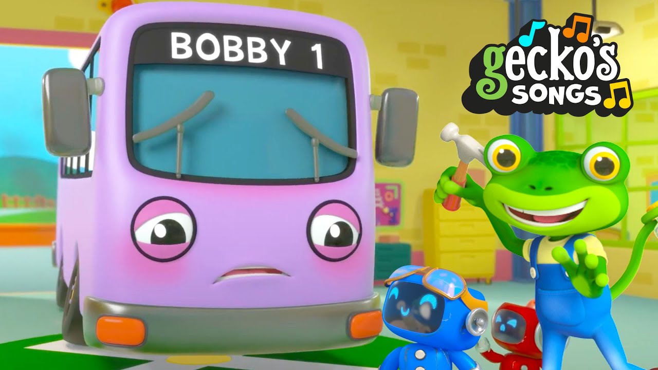 Bobby The Bus is Sick Song | Nursery Rhymes & Kids Songs | Gecko's ...