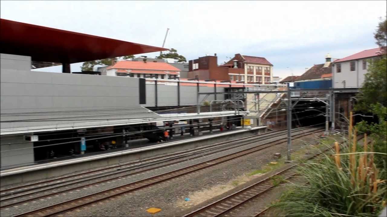 Exterior View of CityRail Newtown Railway Station Concourse Building ...