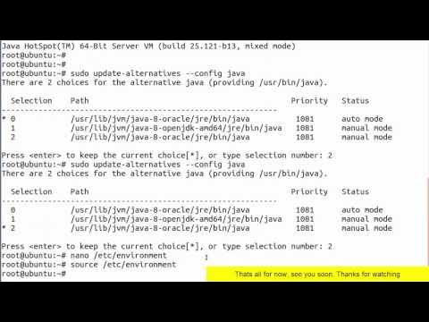 Setting JAVA_HOME Environment Variable on Ubuntu 16 & LinuxMint - YouTube