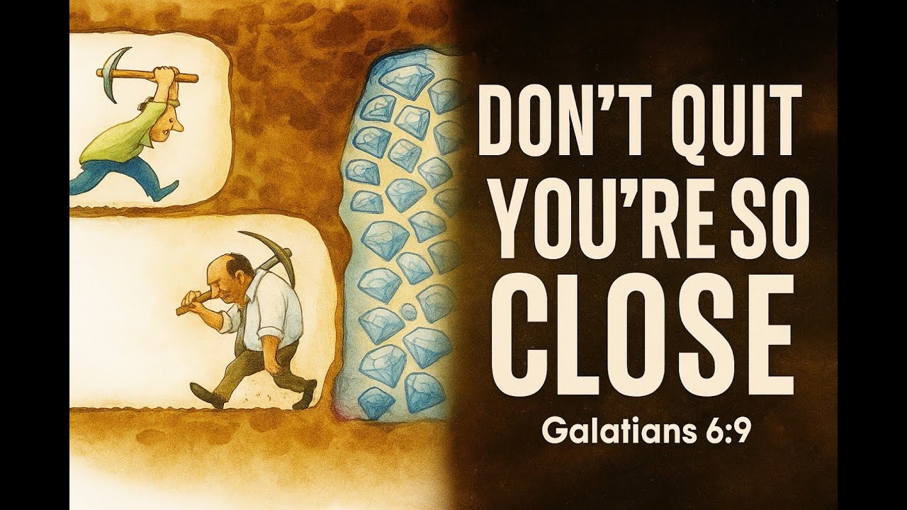 DON'T QUIT YOU'RE SO CLOSE - PART 1 - YouTube
