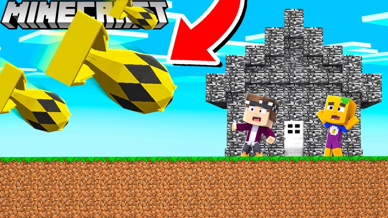 ATOM BOMBE VS. OP BASE IN MINECRAFT! - YouTube