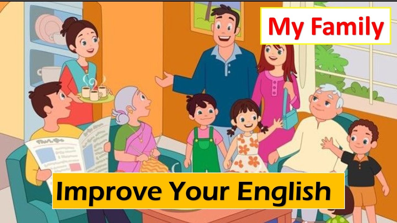 My Family | Learn English With Picture Description | #listenandpractice ...