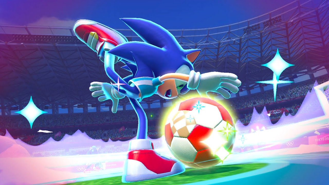 Mario & Sonic at the Olympic Games Tokyo 2020 Football Series Sonic vs ...
