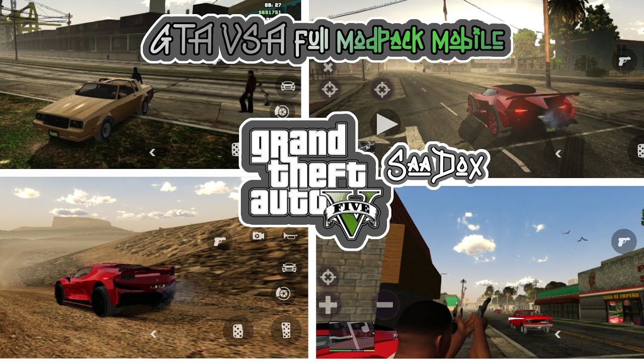 GTA 5 modpack for GTA SA android 2025 support android 12-15 | SaaDox ...