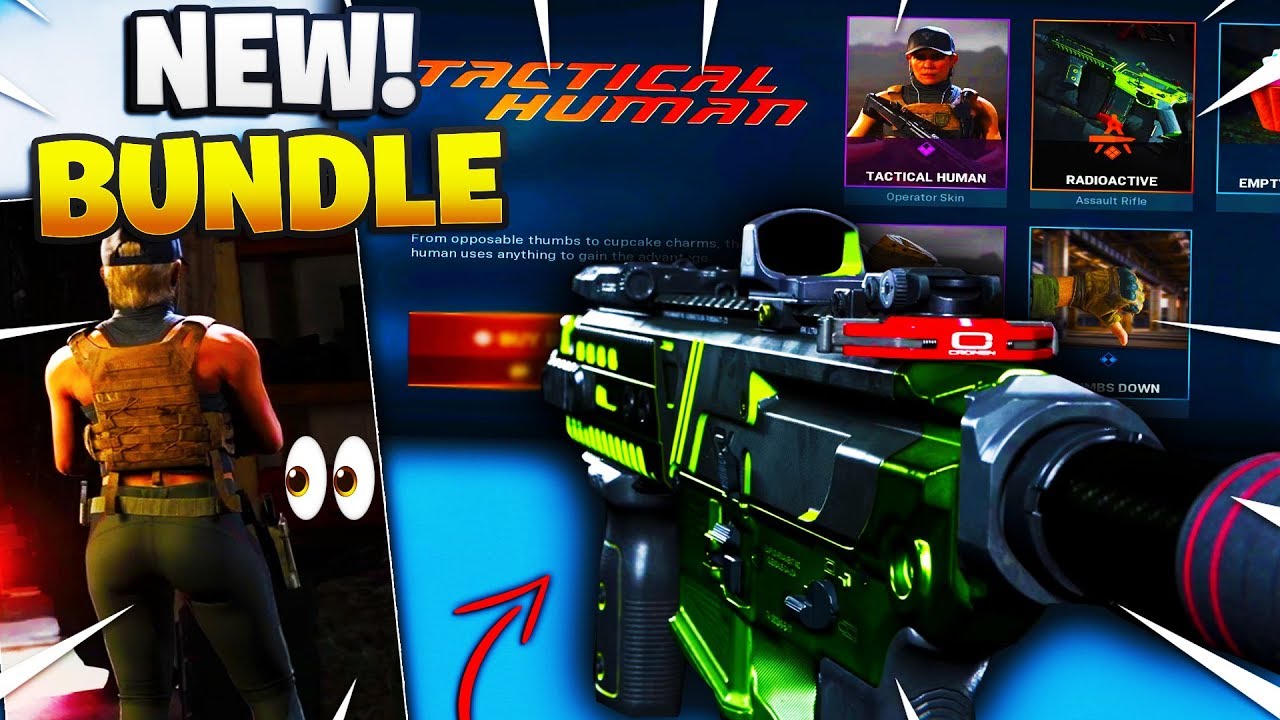 *NEW* "Tactical Human" Bundle 👀 + "RADIOACTIVE" M13 LEGENDARY BLUEPRINT ...
