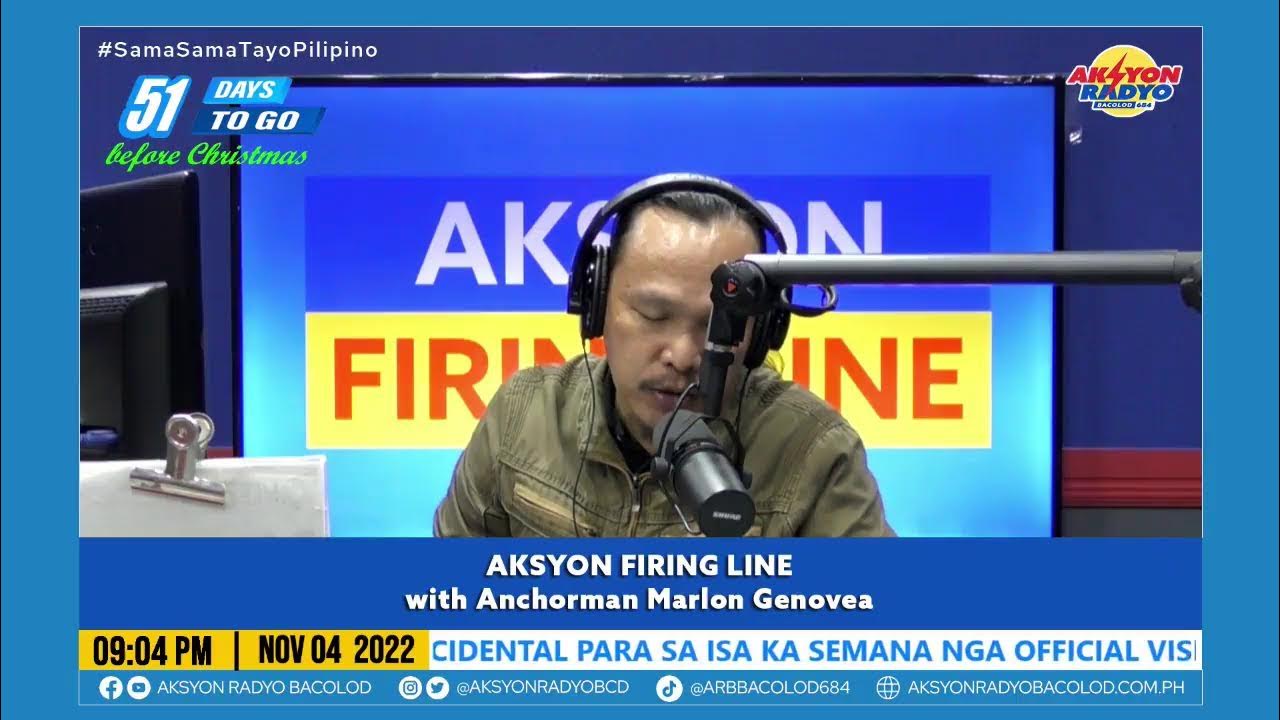 Aksyon Firing Line with Anchorman Marlon GenoveaNo Copyright Infringement Intended - YouTube