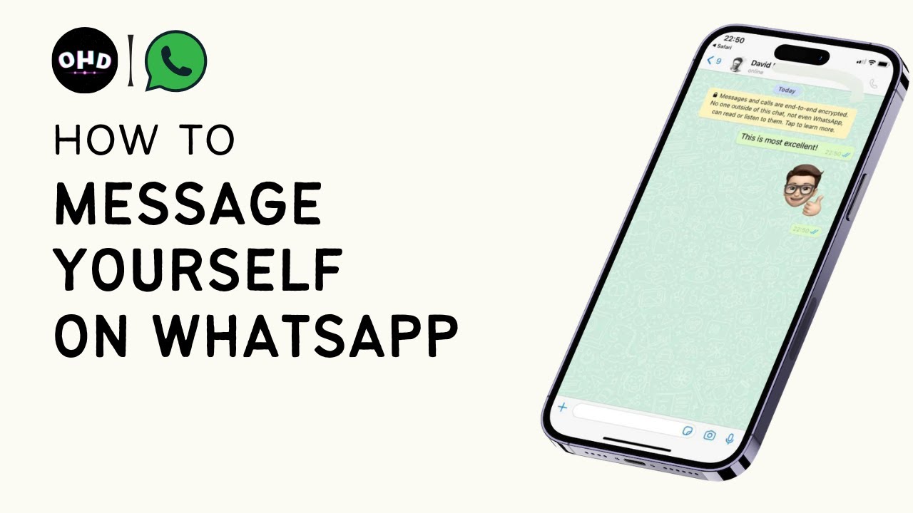 💬 How to Message Yourself on WhatsApp (2023 New Feature) | Notes ...