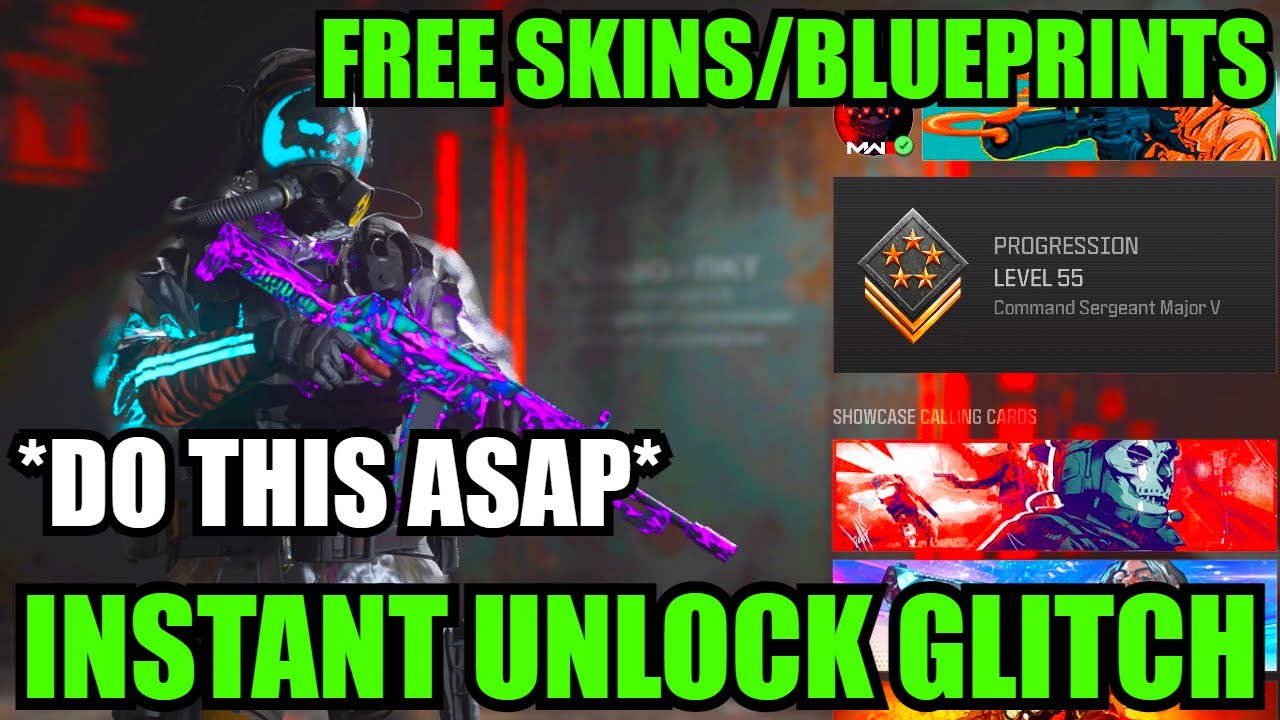 *USE ASAP* INSTANT UNLOCK GLITCH MW3! *NEW* FREE SKINS/ BLUEPRINTS! MW3 ...