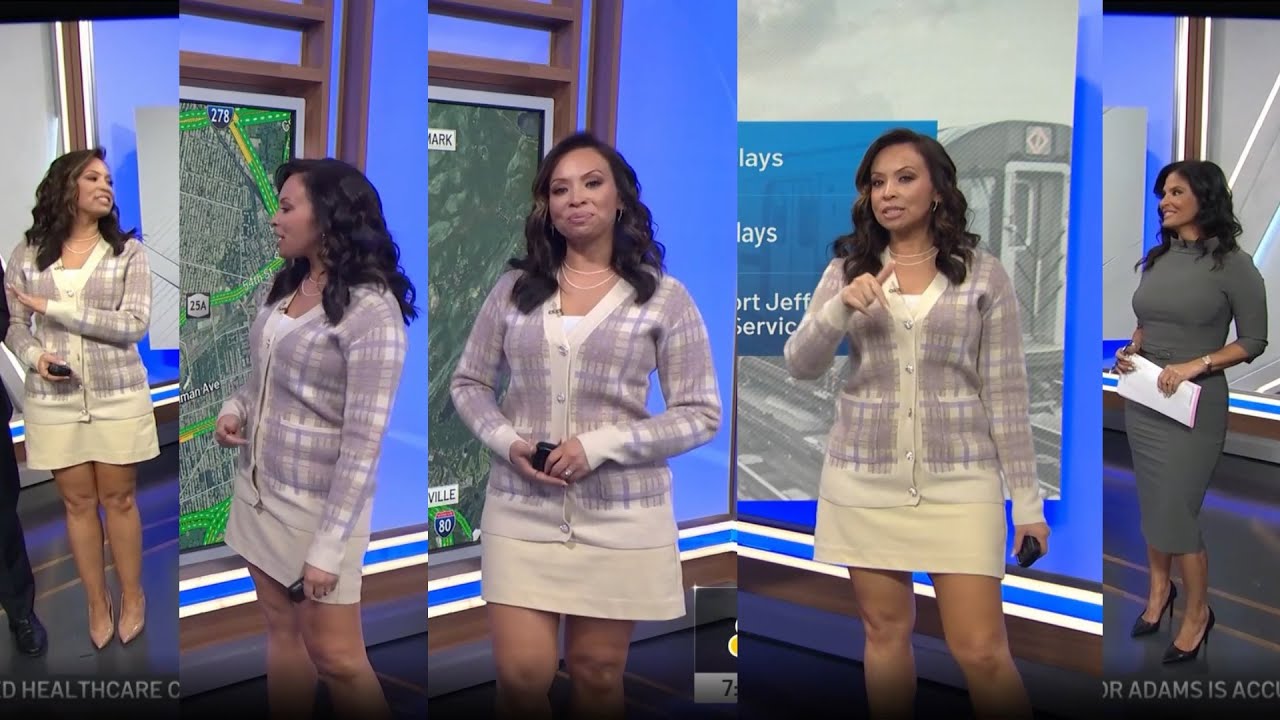 Adelle Caballero for NBC Today in New York with the morning Traffic ...