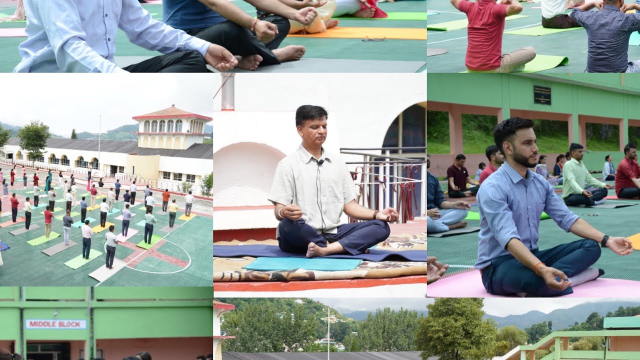 Enriching Yoga & Meditation Session by the Principal ll GEN BC JOSHI ...