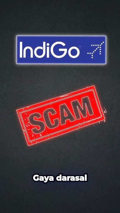 Indigo Baggage Scam 😮 #shorts - YouTube