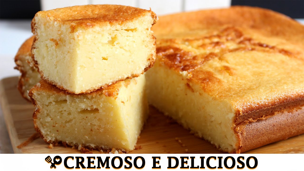 BOLO CREMOSO DE QUEIJO - RECEITAS QUE AMO - YouTube