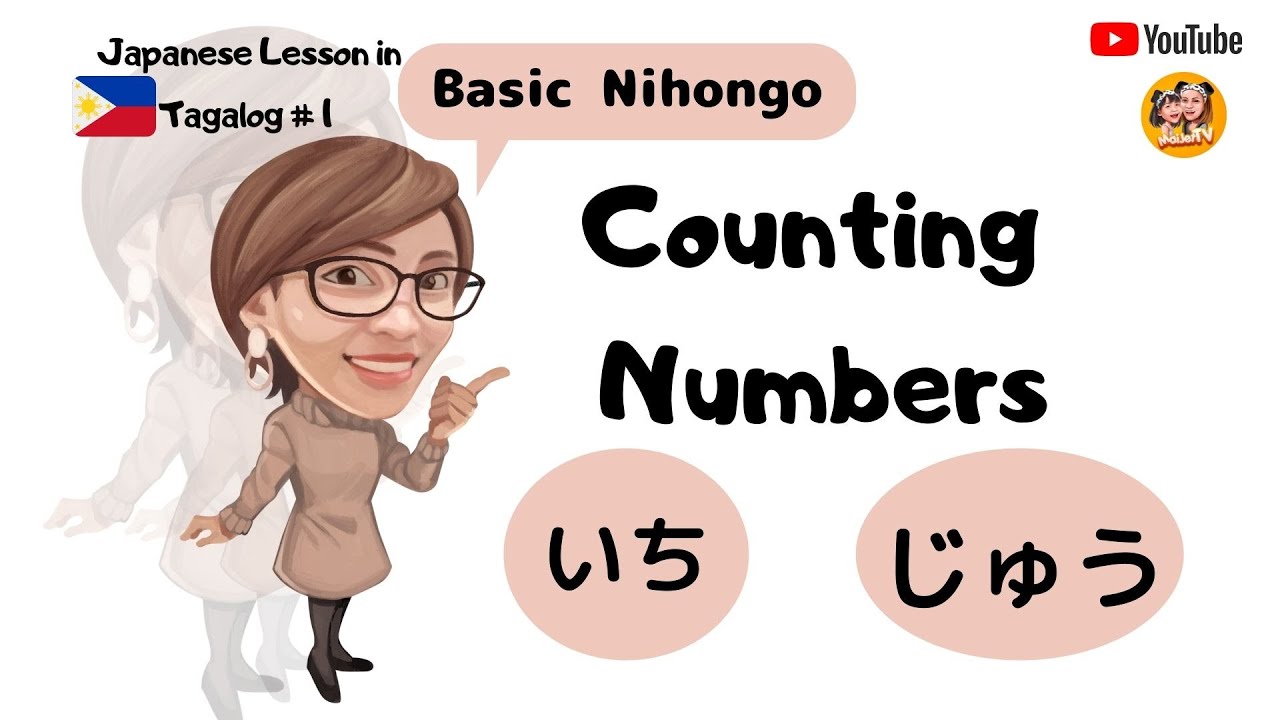 Counting numbers in Japanese Part 1 (from 1-90) || Free Japanese Lesson ...