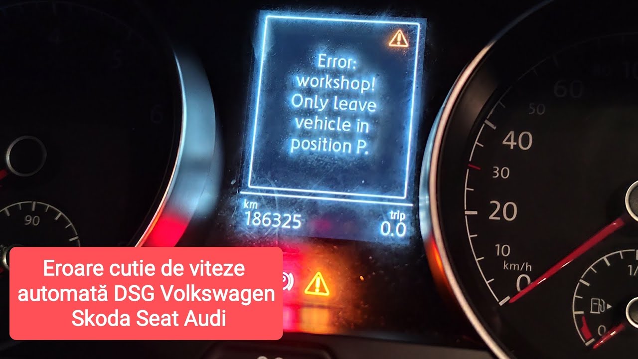 Eroare cutie de viteze automată DSG Volkswagen Skoda Seat Audi, B116229 ...