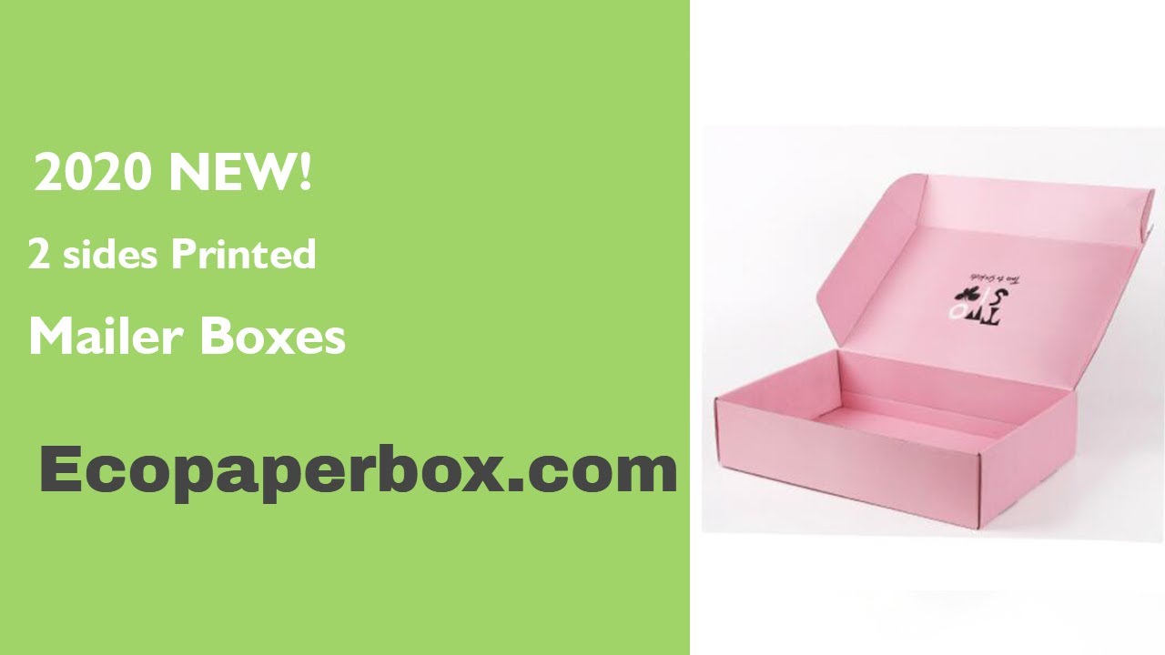 Custom Double sided Printed Mailer Box from corrugated box ...