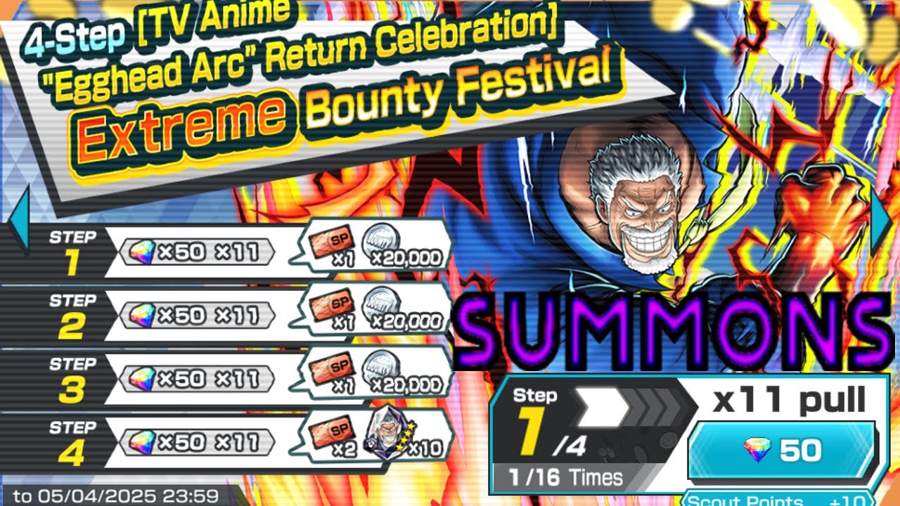 OPBR EX GARP EGGHEAD ARC RETURN SUMMONS - YouTube