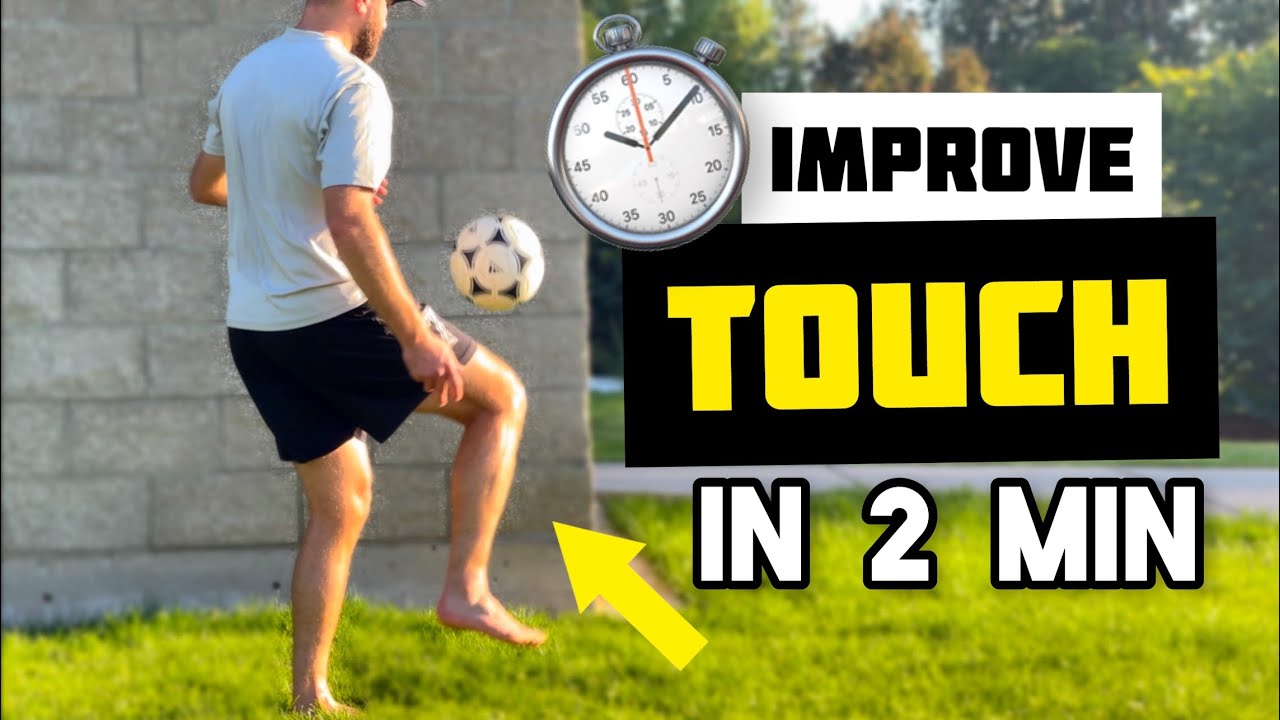 IMPROVE Your First Touch in 2 Minutes | Soccer / Football First Touch ...