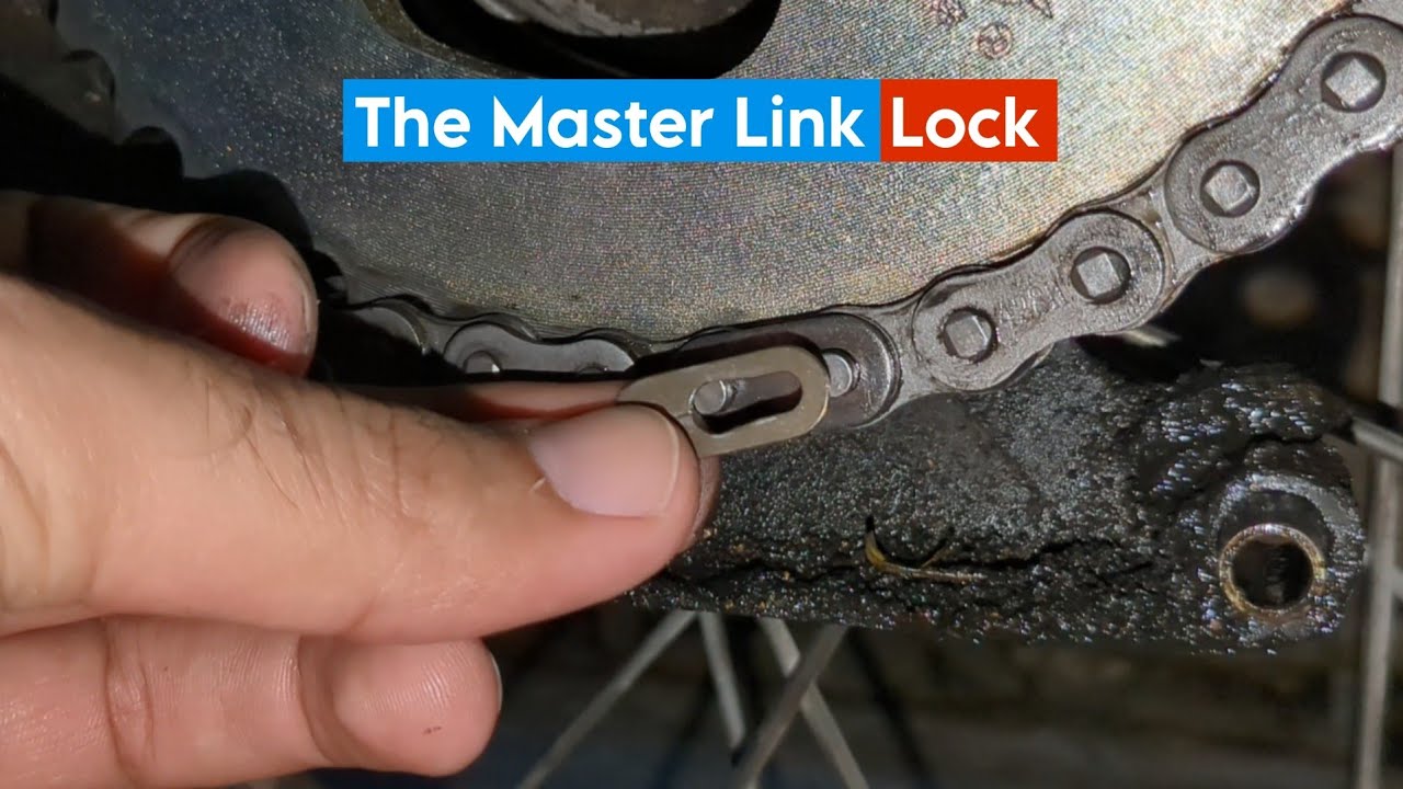 The Direction of Master Link Clip/Lock of A Motorcycle Drive Chain | # ...