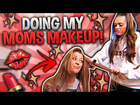 DOING MY MOMS MAKEUP!!! ❤️How DiD I DO?!! | Woah Vicky