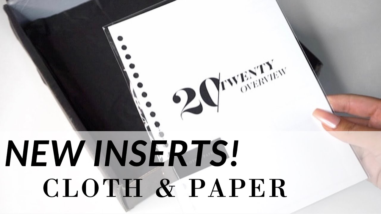 NEW 2020 Yearly Overview Inserts! - YouTube