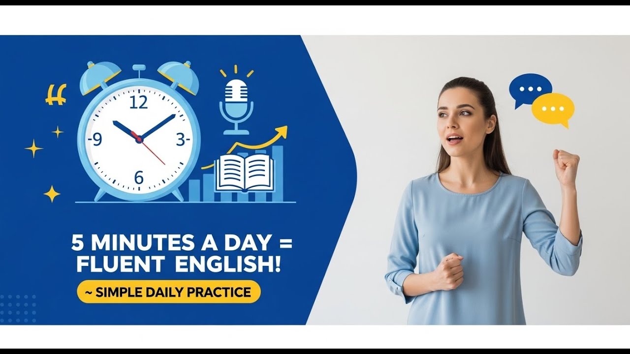 How 5 Minutes a Day Made Me Fluent in English || Improve Your English ...