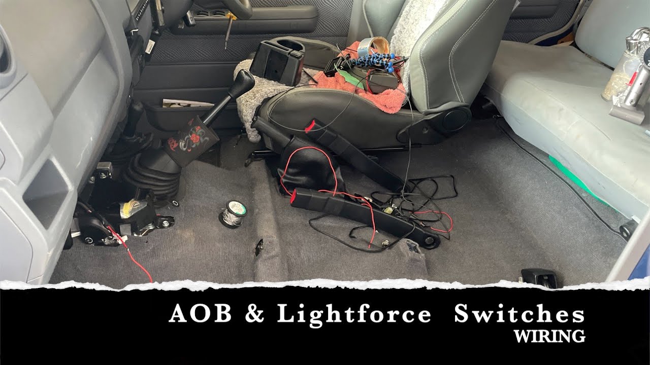 Installing AOB Switches and a Lightforce double USB Power Point in my ...