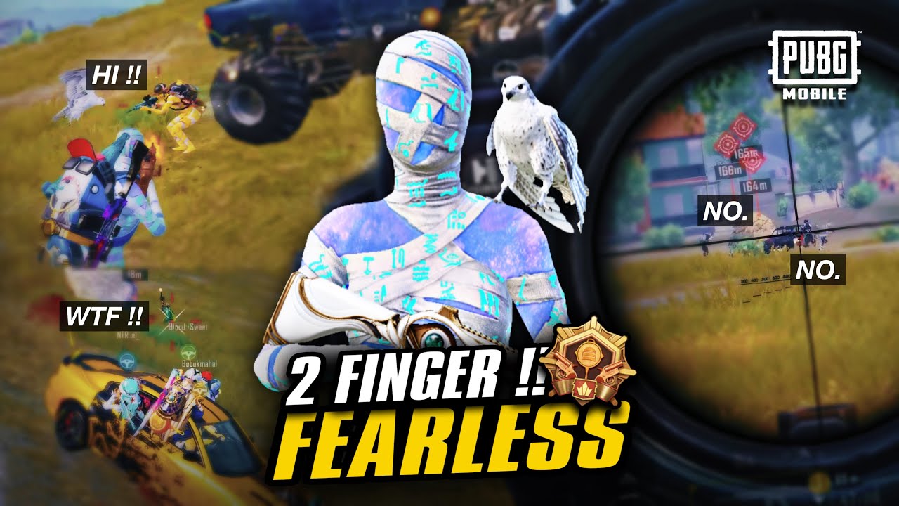 FEARLESS !! ONLY 2 FINGER/THUMB !! BEST LAYOUT | PUBG MOBILE - YouTube