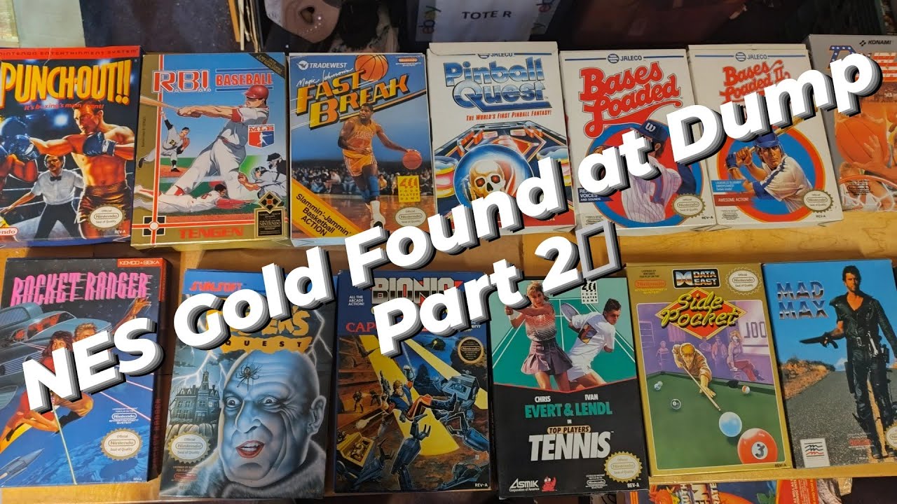 WE found Nintendo GOLD at the Dump Part 2!!!! - YouTube
