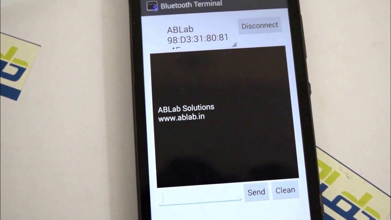HC-05 Bluetooth Module Interfacing with Android Mobile using ATmega16 by ABLab Solutions - YouTube