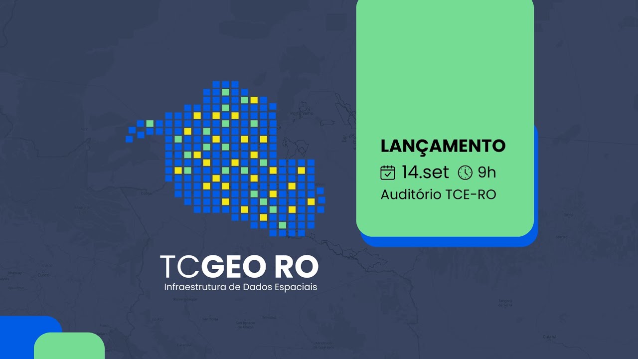 Lançamento TCGEO - Infraestrutura de Dados Espaciais - YouTube