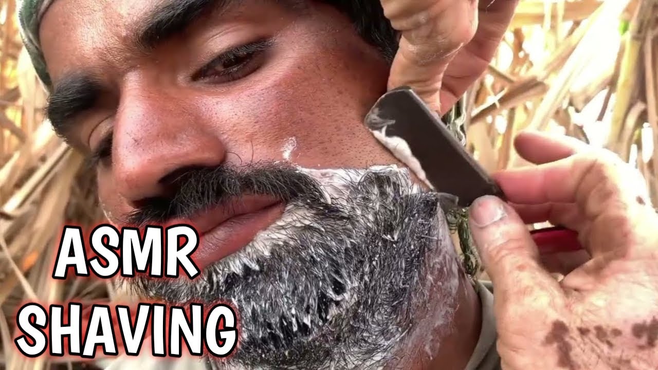 ASMR 10 Minute Hard Shaving But Barber Old ![ASMR] - YouTube