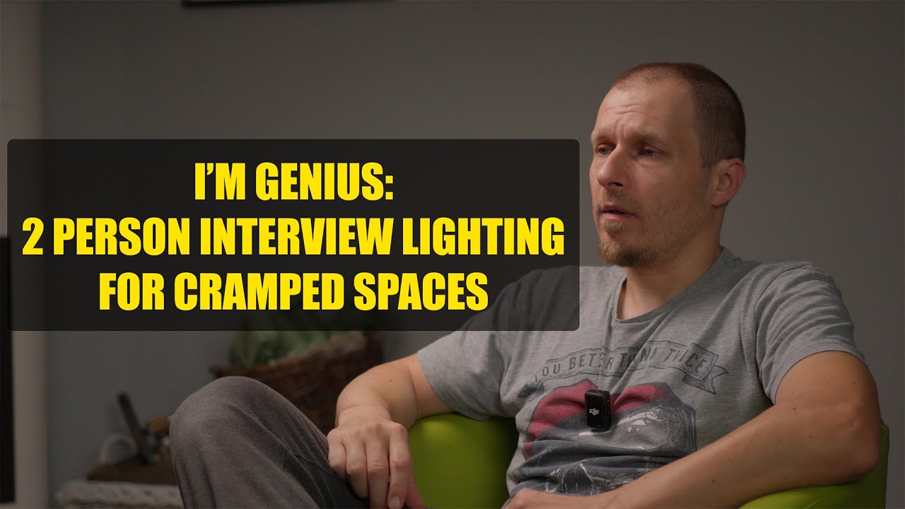 Lantern instead of cross-key light for 2 person interview - YouTube