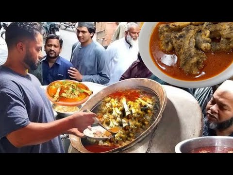 highly expensive nashta | special mutton paye | mutton machli - YouTube