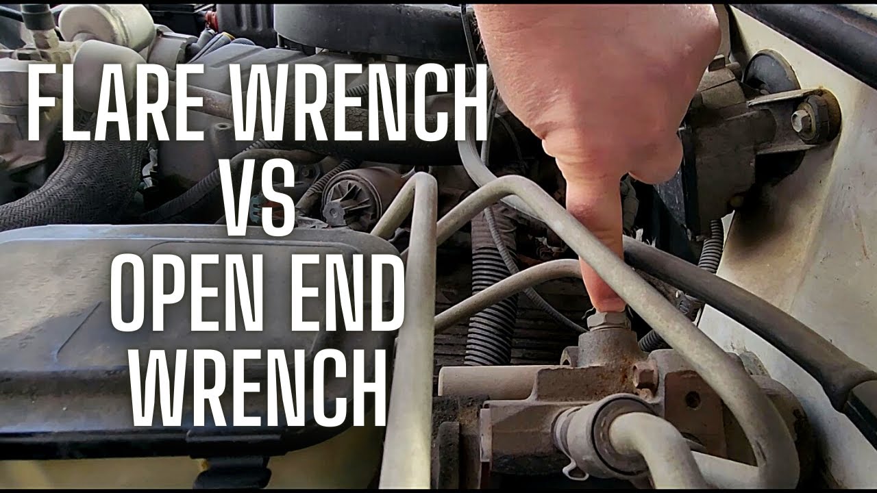 YIYEIE 5 Pc. Flare Nut Wrench Set | Brake Fuel Line Wrench Set - YouTube