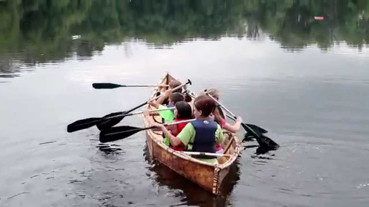 Elm Bark Canoe Video - YouTube