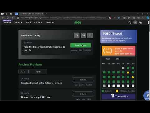 Print N-bit binary numbers having more 1s than 0s | Easy Explanation 🔥| GFG | POTD | - YouTube