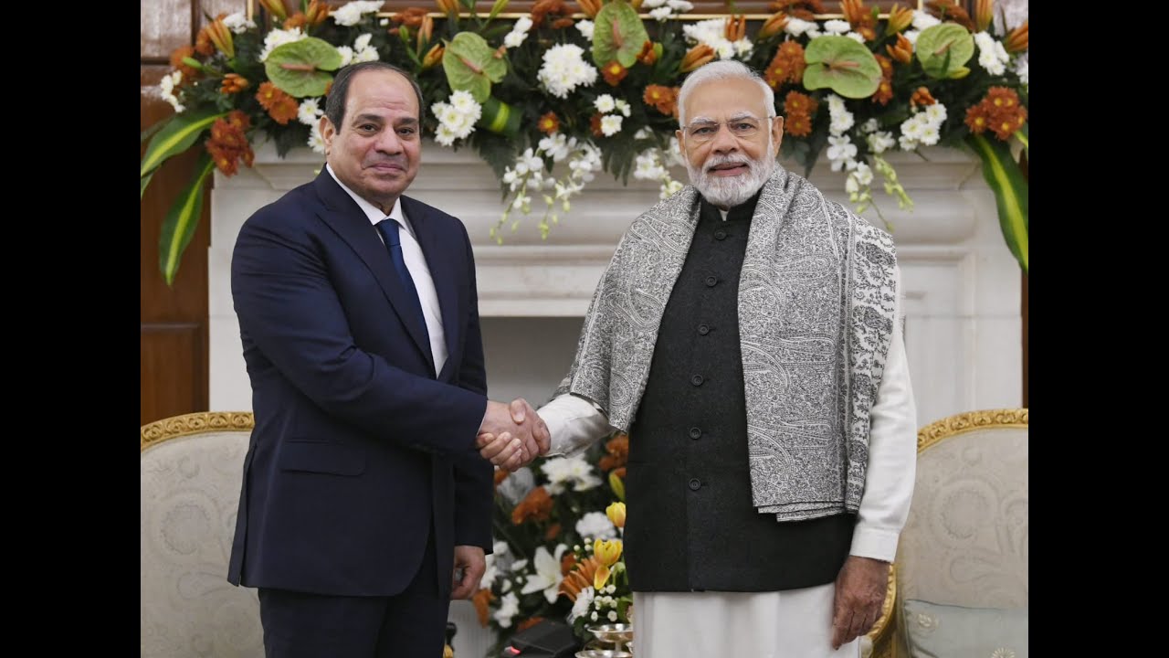 Highlights of India-Egypt Relations in 2023 - YouTube