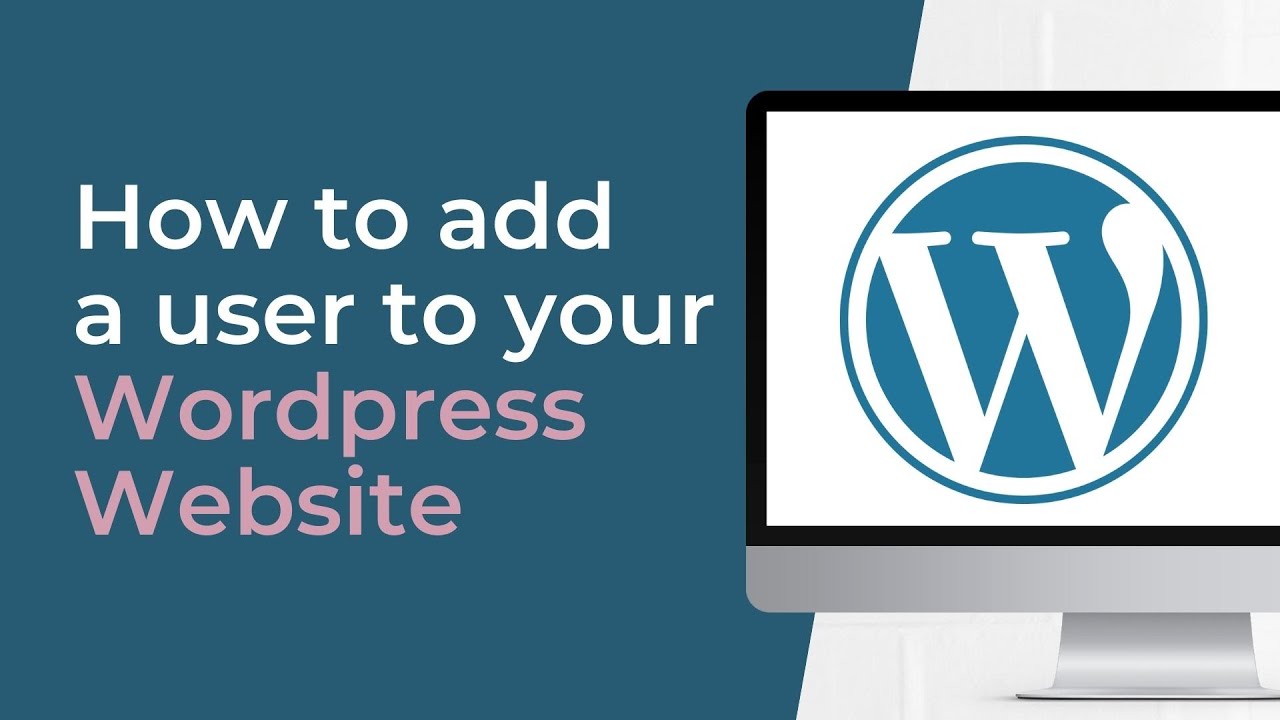 How To Add Users To Your Wordpress Website YouTube How To Add Users To Your Wordpress Website YouTube
