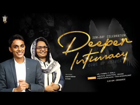 LIVE || DEEPER INTIMACY || SON-DAY CELEBRATION || Revivalist Aravind ...