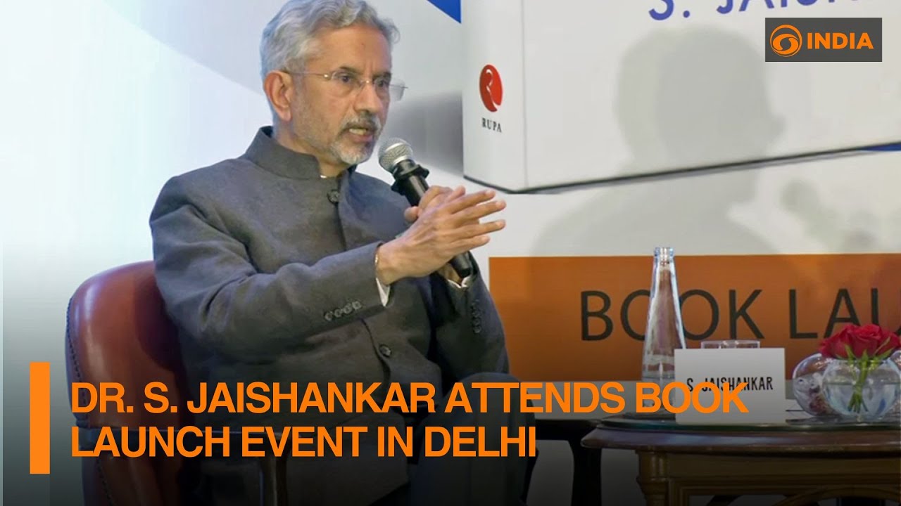 Dr. S. Jaishankar attends book launch event in Delhi | DD India - YouTube