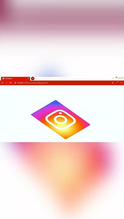 3d insta layer using html and css - YouTube