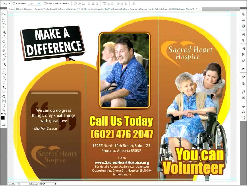 Sacred Hospice - Volunteer Brochure Design by Omar www.bcpronto.com.mov ...